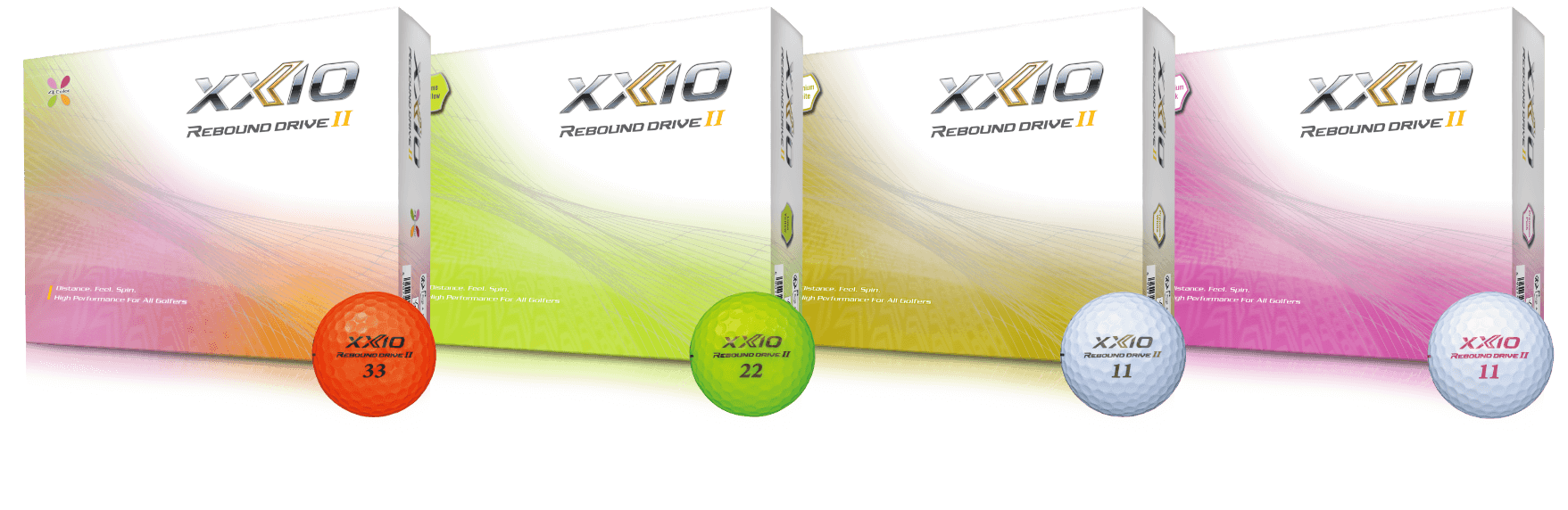 XXIO Rebound Drive II Golf Balls | Dunlop Sports AU